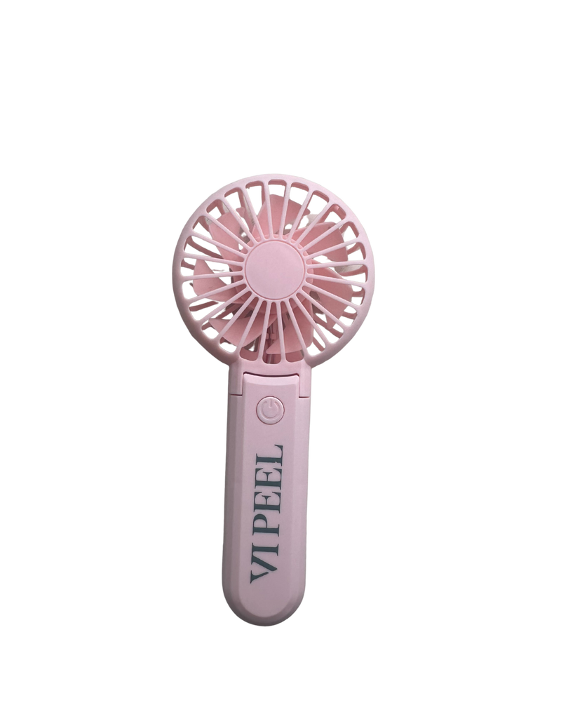 Handheld Rechargeable Fan, Pink – VI Derm
