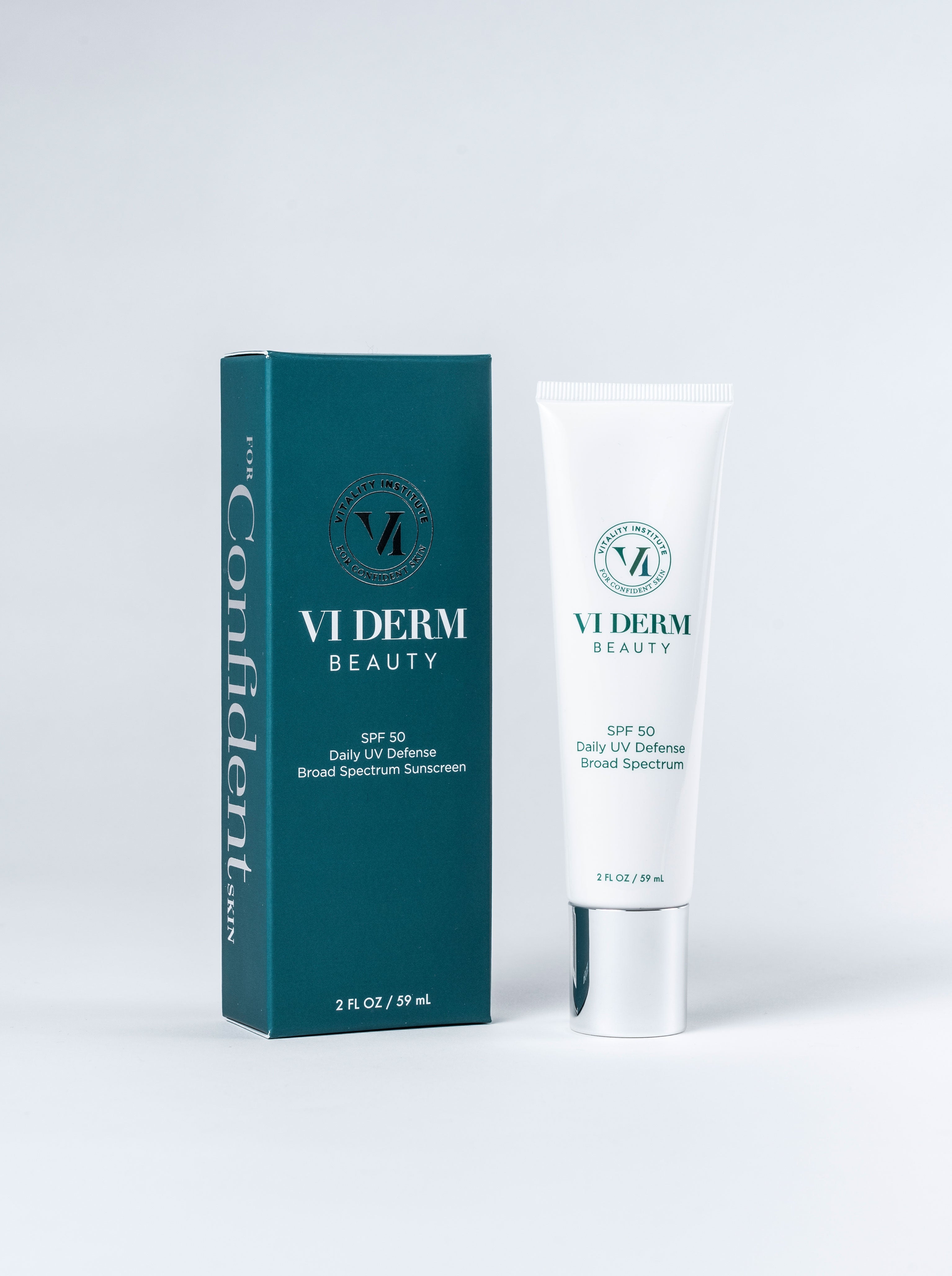 SPF 50 Daily UV Defense Broad Spectrum Sunscreen – VI Derm