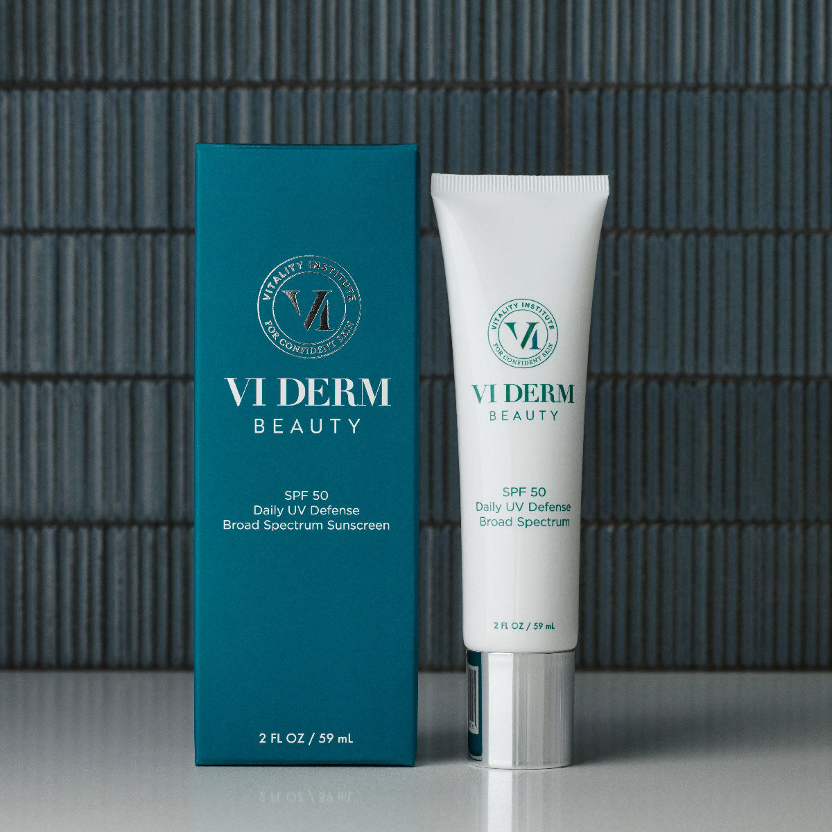 SPF 50 Daily UV Defense Broad Spectrum Sunscreen – VI Derm